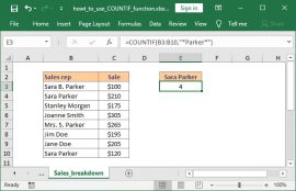 How to use COUNTIF function in Excel [step by step guide]