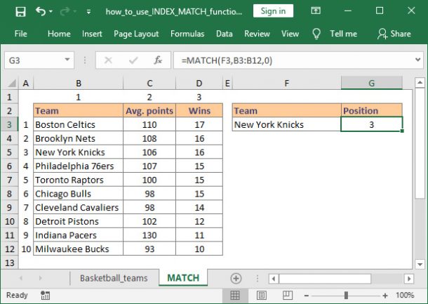 How to Use INDEX and MATCH Functions in Excel: A Beginner's Guide