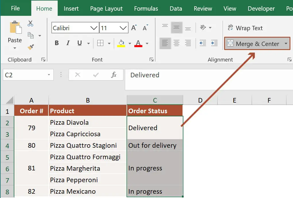 How To Merge And Center In Excel Easy Lasopatax