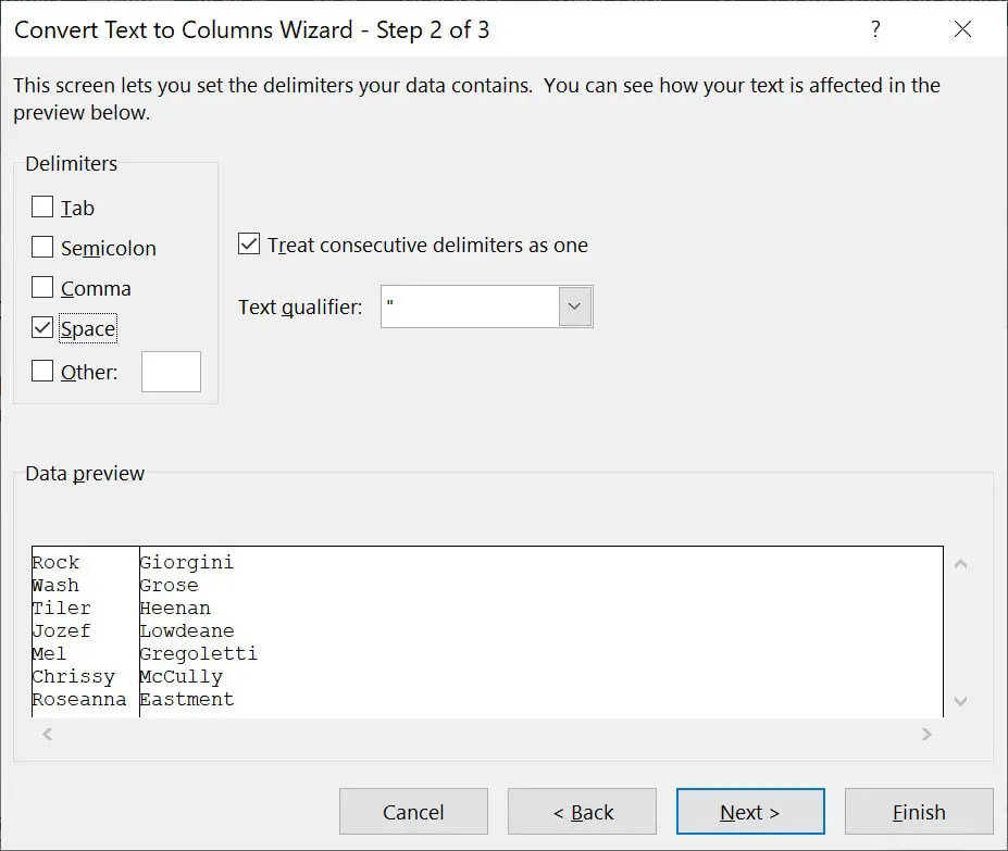 How To Separate First And Last Name In Excel Excel Explained