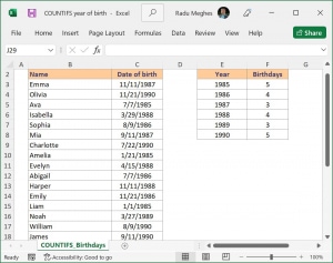 COUNTIFS Between Two Dates: Excel Formula Masterclass