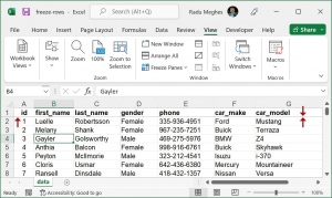 How to Freeze a Row in Excel: Keep Headers Visible While Scrolling
